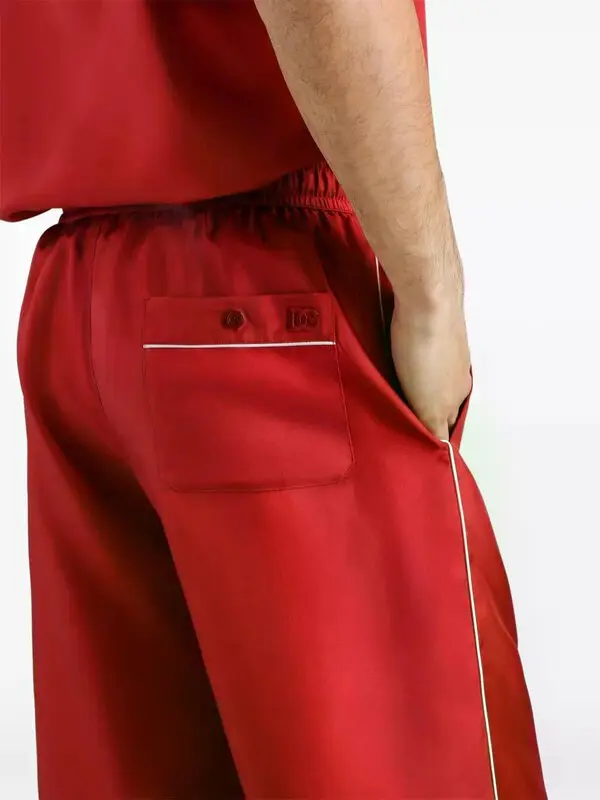 Dolce & Gabbana Vanity Silk Twill Bermuda Shorts