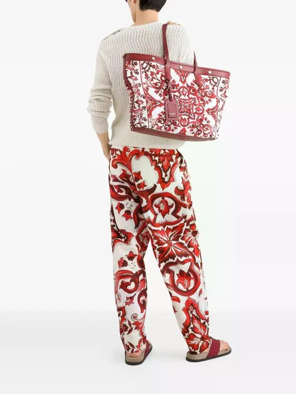 Dolce & Gabbana Silk And Cotton Crochet Pullover