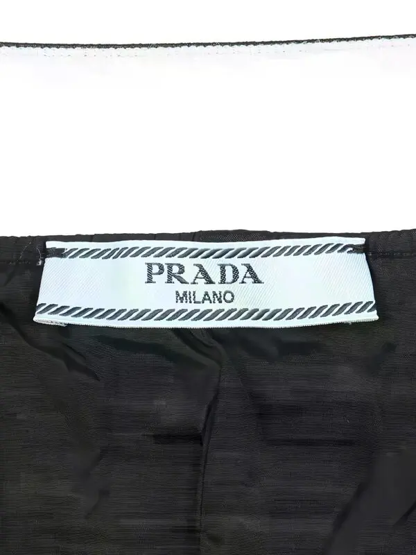Prada 2000s Logo Waistband Skirt