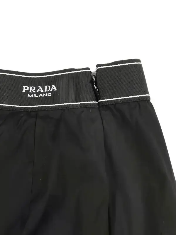 Prada 2000s Logo Waistband Skirt