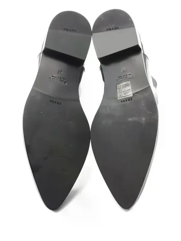 Prada 2000s Pointed Toe Chelsea Boots