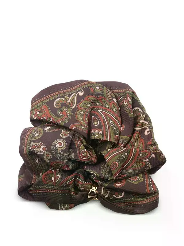 Saint Laurent Paisley Monogram Hair Accessory
