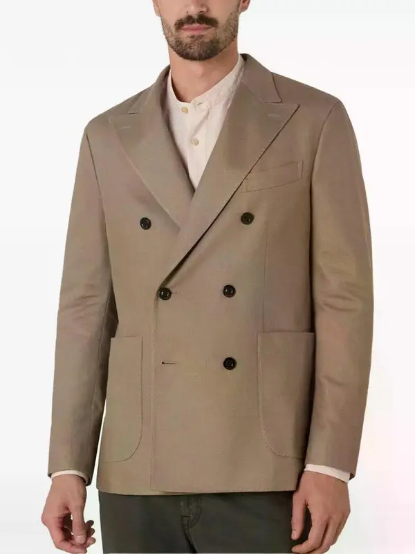 Boglioli Double-breasted Wool Blazer