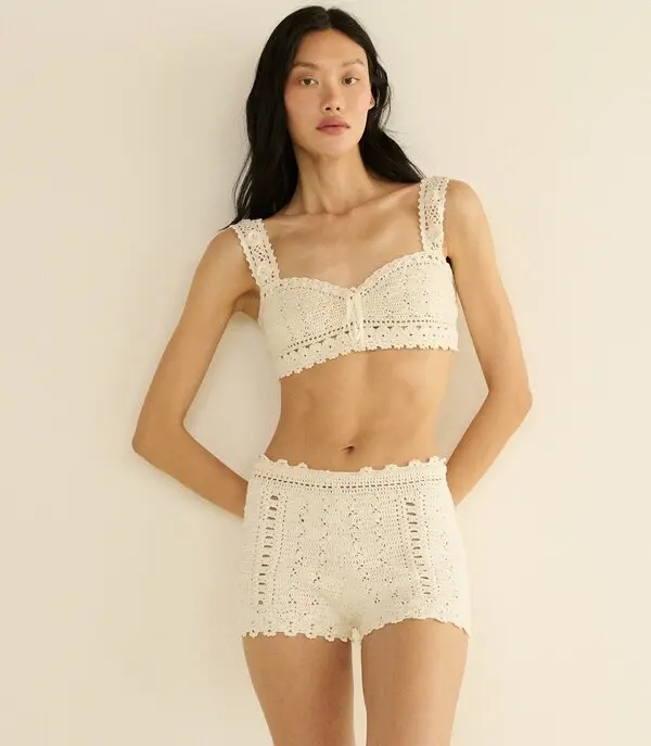 DÔEN Soria Crocheted Cotton Top