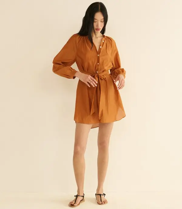 DÔEN Juliet Tunic Dress - Coconut