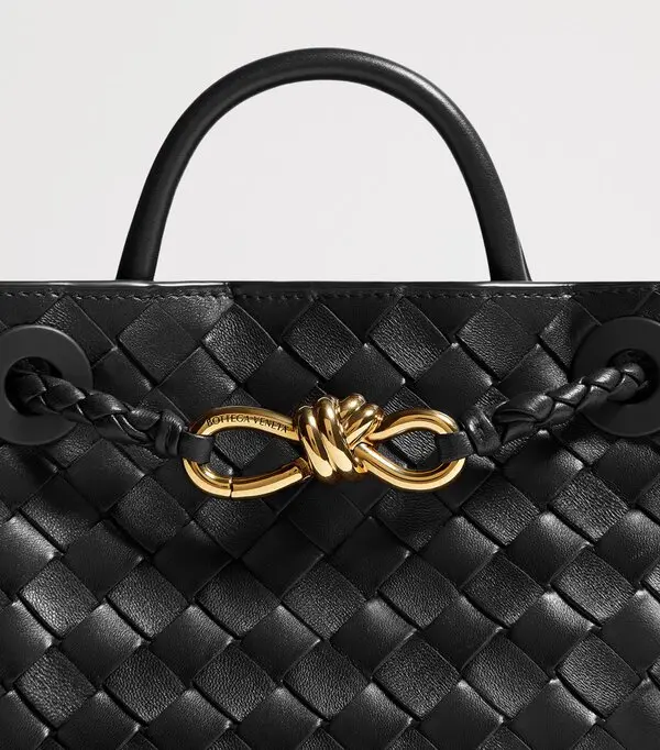 Bottega Veneta Mini Andiamo Top Handle Bag - Grey