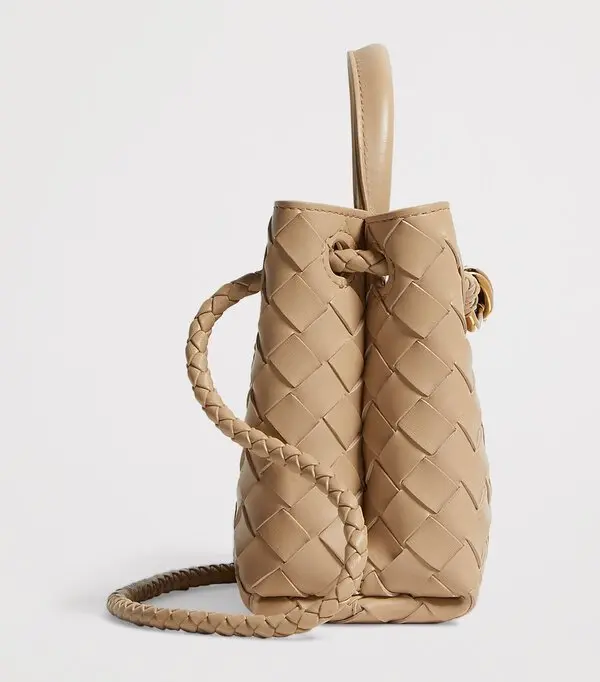 Bottega Veneta Mini Andiamo Top-handle Bag - Neutral
