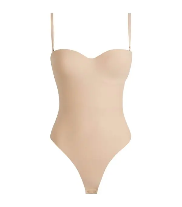 SKIMS Moulded Underwire Bodysuit - Beige