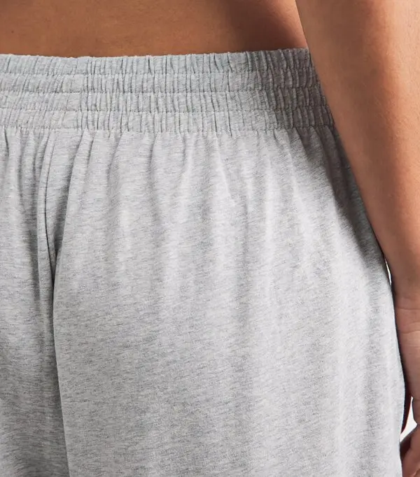 SKIMS Stretch-cotton Wide-leg Sweatpants - Grey