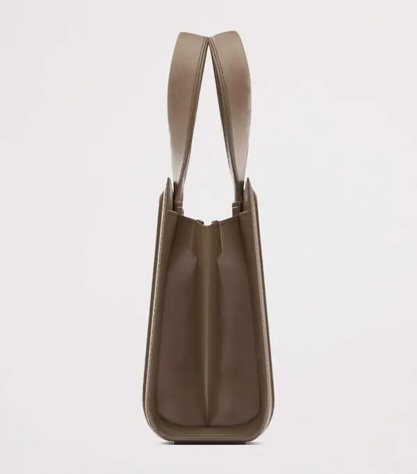 Max Mara Micro Quilted Whitney Top-handle Bag - Beige