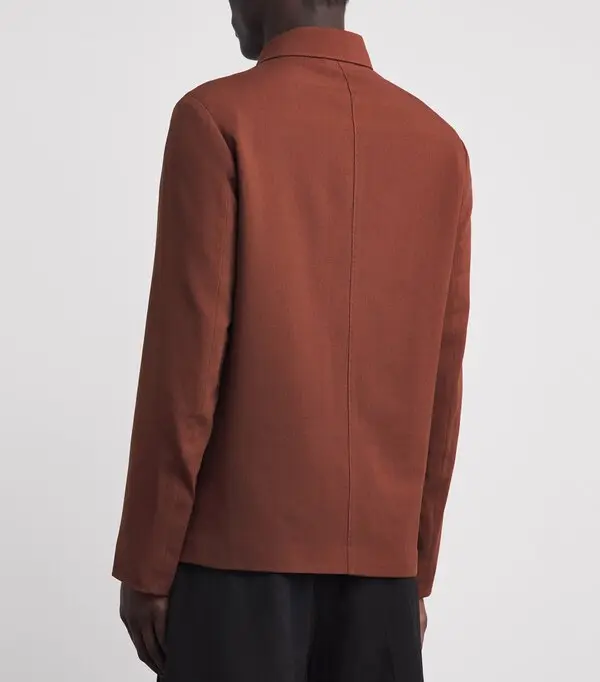 Paul Smith Wool Overshirt - Red