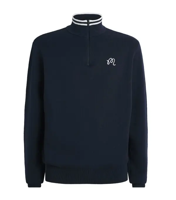 MALBON Sorrel Quarter-zip Sweater