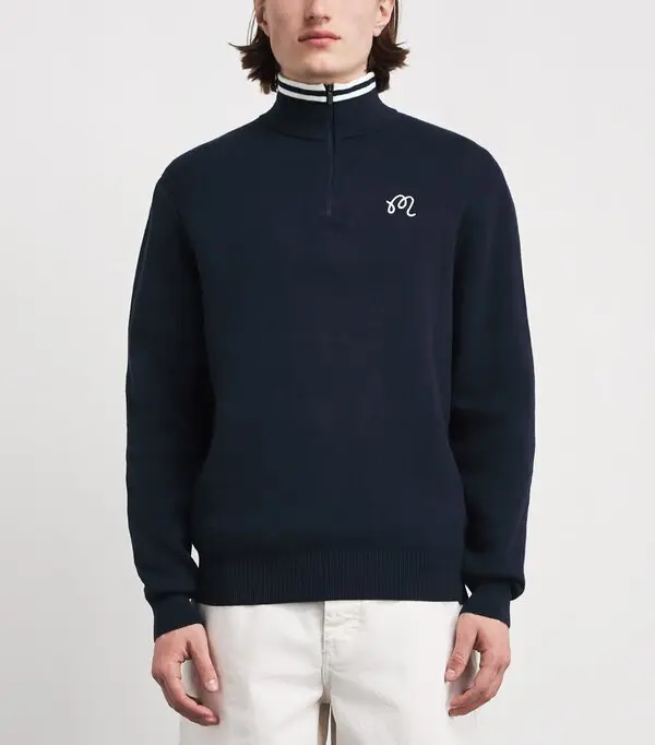 MALBON Sorrel Quarter-zip Sweater