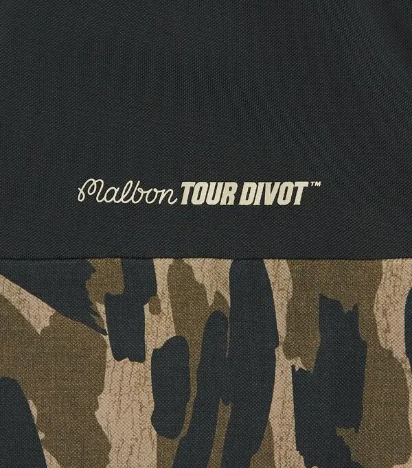 MALBON Tour Divot Camo Polo Shirt