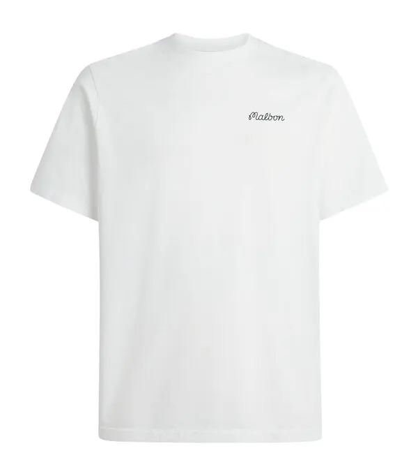 MALBON Cotton Bermuda Baldwin T-shirt - White