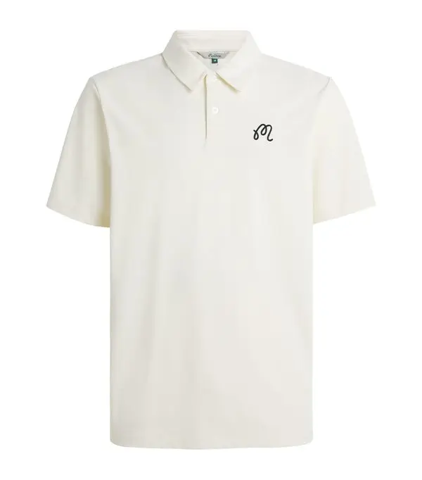 MALBON Fairway Polo Shirt - White