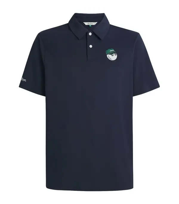 MALBON Fairway Baldwin Polo Shirt - Navy