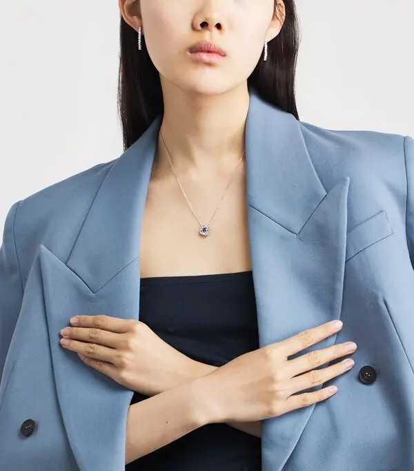 SUZANNE KALAN 18k Gold Diamond Drop Earrings