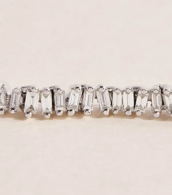 SUZANNE KALAN 18k Gold Diamond Drop Earrings
