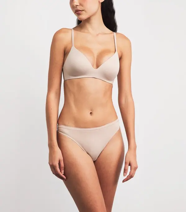 Calvin Klein Perfectly Fit Wirefree T-shirt Bra - Nude