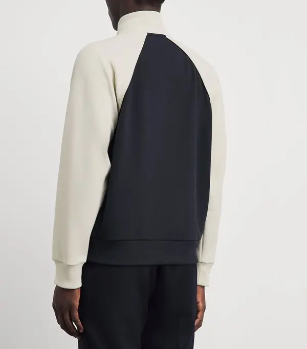 BOSS Cotton-blend Zip-up Sweatshirt