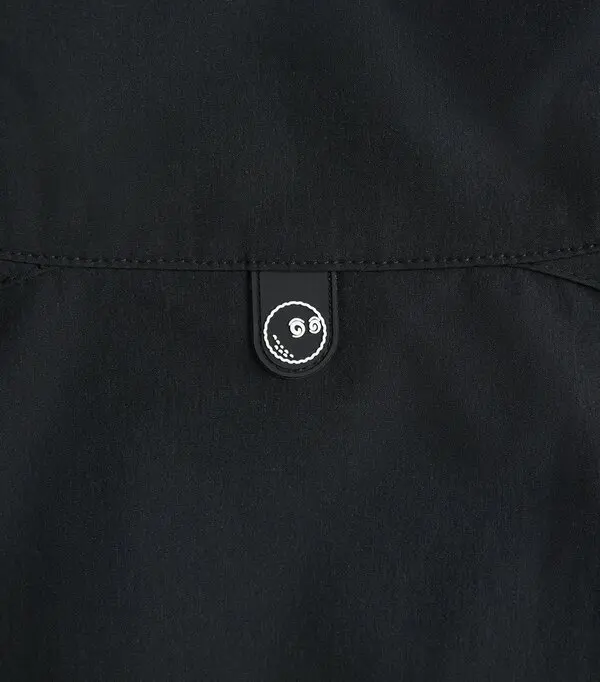 MALBON Pine Half-zip Performance Windbreaker - Black
