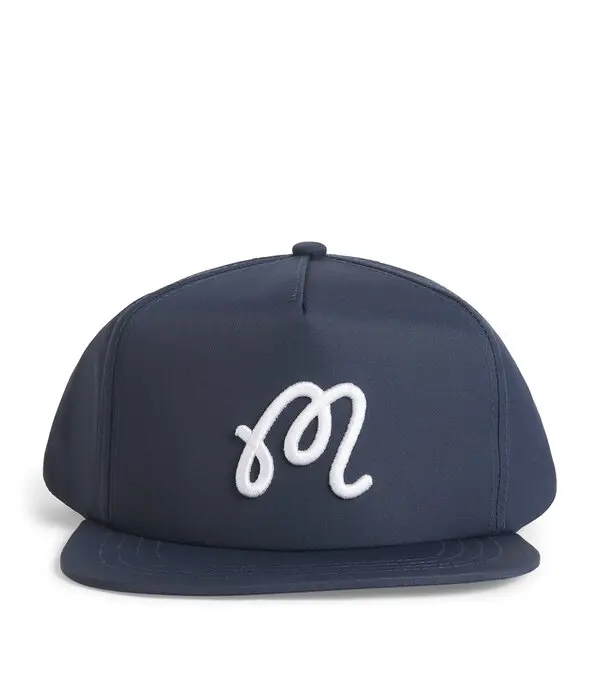 MALBON M Embroidered Cap - Navy