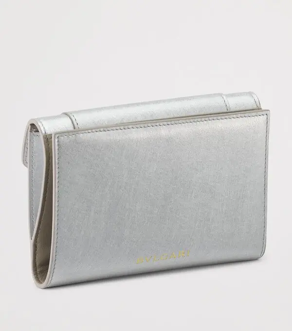 BVLGARI Metallic Leather Serpenti Forever Wallet