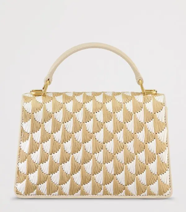 BVLGARI Mini Raffia Serpenti Forever Top-handle Bag