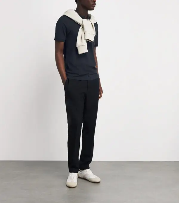 BOSS Stretch-cotton Logo Polo Shirt