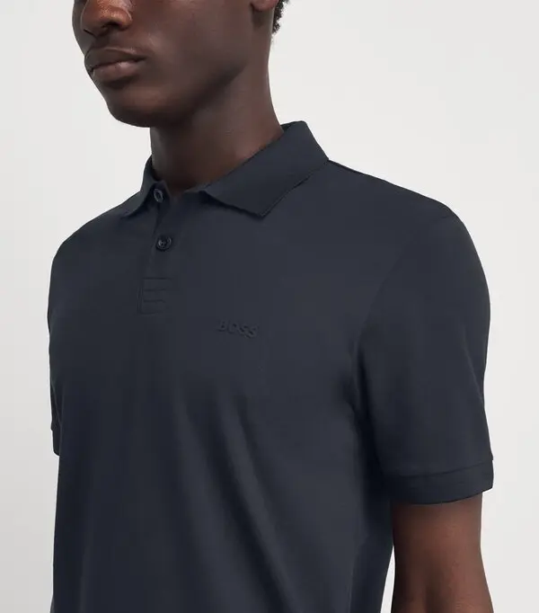 BOSS Stretch-cotton Logo Polo Shirt