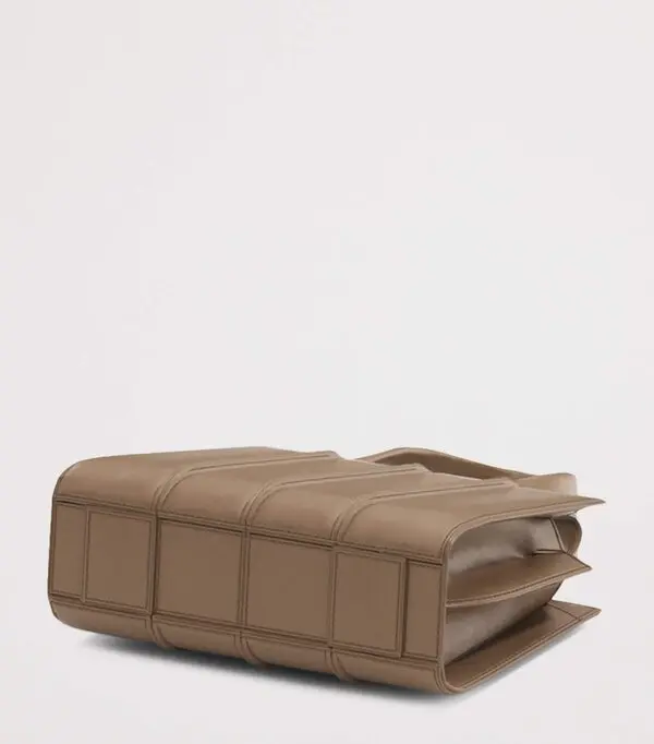Max Mara Micro Quilted Top-handle Bag - Beige