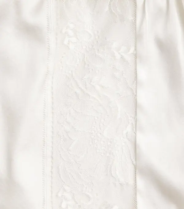 AUBADE Silk-blend Lace Inset Shorts