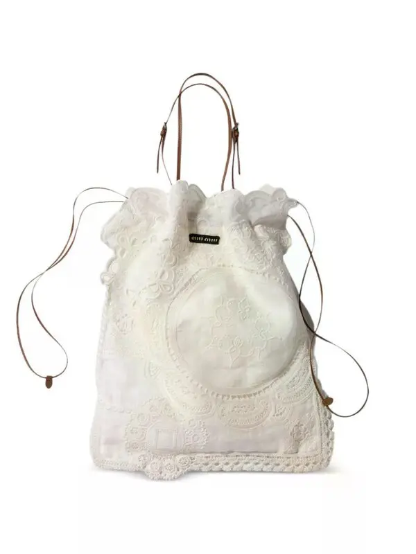 Miu Miu Lace Tote Bag
