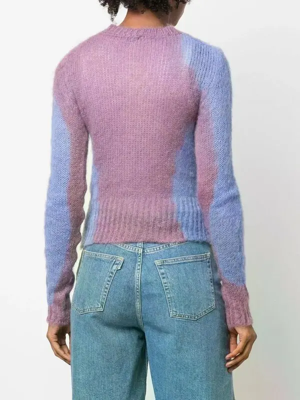 DIESEL® Mohair-wool Blend Two-tone Jumper
