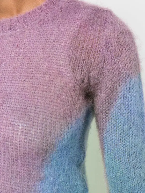 DIESEL® Mohair-wool Blend Two-tone Jumper
