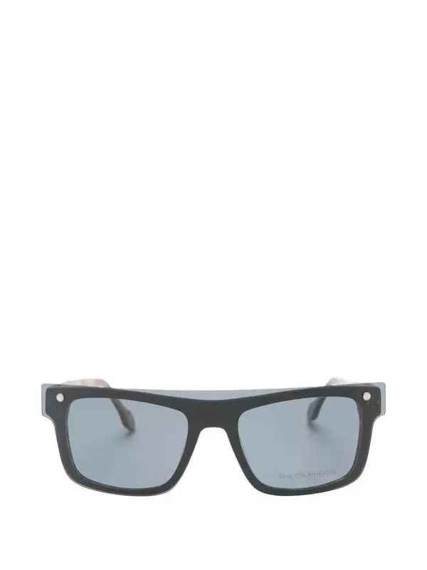 PHILOSOPHEYES Tortoiseshell-effect Clip-on Eyeglasses
