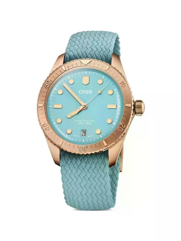 ORIS Divers Sixty-five Automatic Watch With Bronze Case - Blue