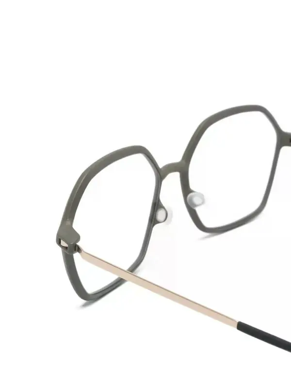 Orgreen Honeycomb Geometric-frame Glasses