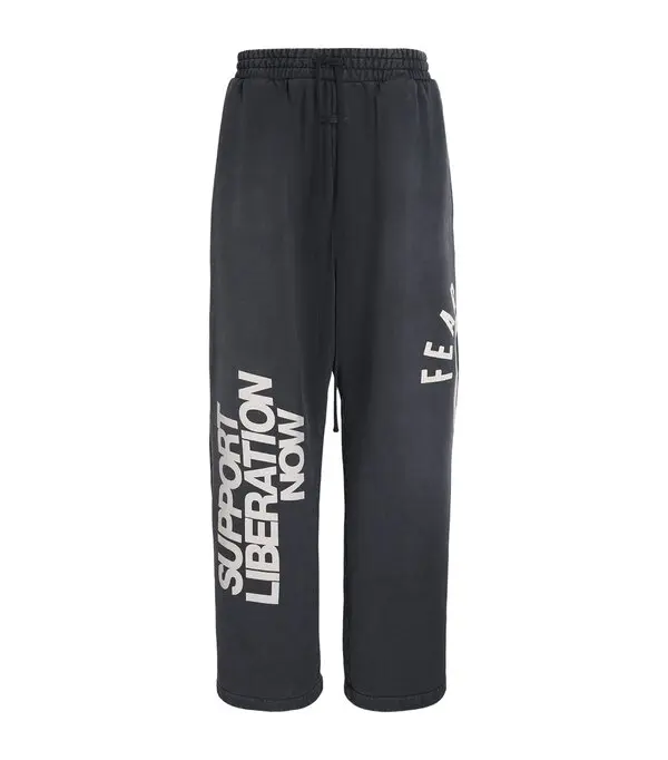 Fear Of God X Dsyf Support Liberation Now Sweatpants - Black
