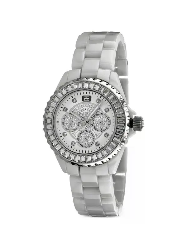 OCEANAUT Round Face Watch - White