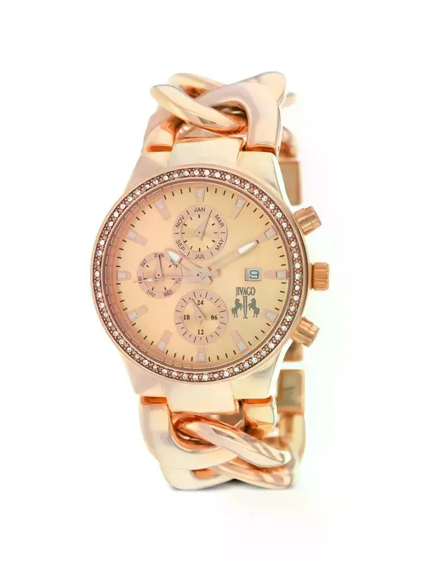 JIVAGO Lev Chain-link 38mm Watch - Pink
