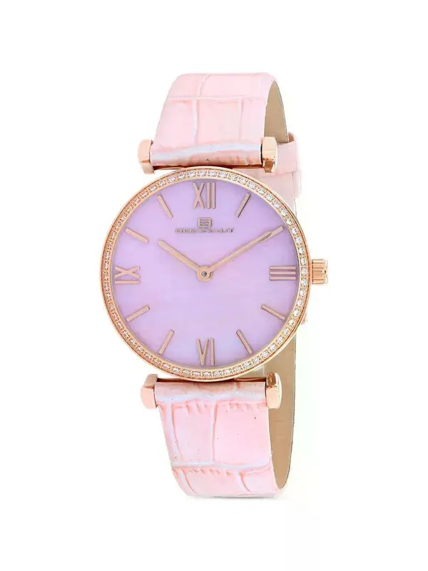 OCEANAUT Harmony 30mm Watch With Crystal-embellished Bezel - Pink