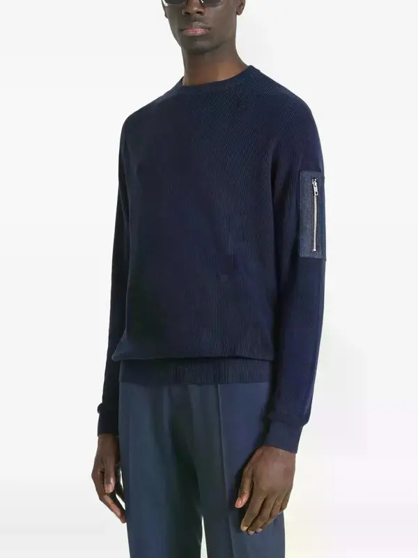 ANTONY MORATO Ribbed Zip-pocket Jumper