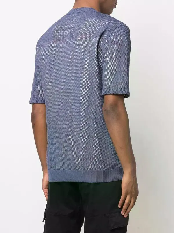 DIESEL® Logo-print Mesh T-shirt