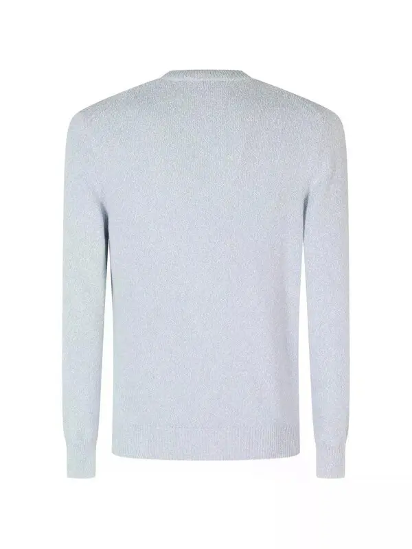 GRAN SASSO Crew Neck Long Sleeve Sweater - Blue