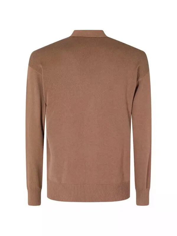 GRAN SASSO Fine-knit Button-up Cardigan - Brown