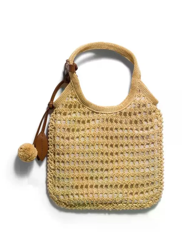 Miu Miu Ivy Raffia Crochet Handbag