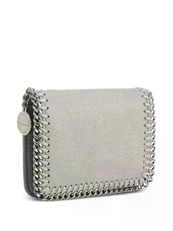 Stella McCartney Falabella Chain-trim Wallet - Grey