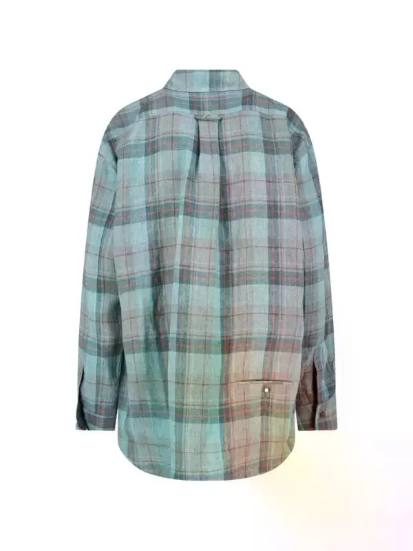 MAGLIANO Check Pattern Linen Shirt